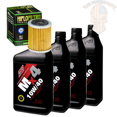 10W-40 Oil Change Kit For 2004 Yamaha YFM400FB Big Bear 4WD SRA | eBay