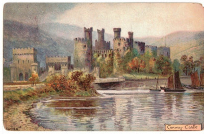 1908 Art Postcard: Conwy Castle - Conwy, Wales – a/s:Totter | eBay