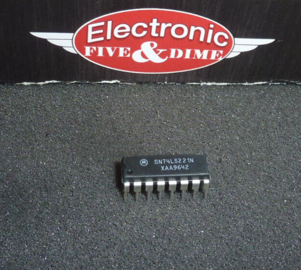 SN74LS221N Motorola Monostable Multivibrator, LS Series, 2-Func, TTL ...