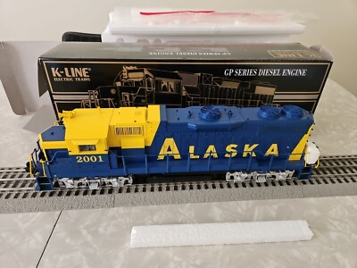 K-Line O K2402-2001 GP38-2 Diesel Locomotive W/LTI TMCC Alaska #2001 ...
