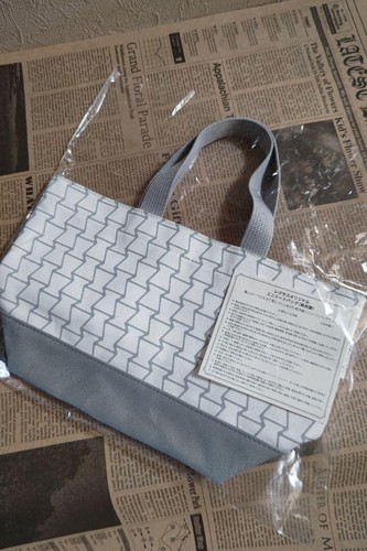 Lexus Tote Bag Spindle Pattern Canvas White Gray Logo W33 Cm H20 Cm | eBay