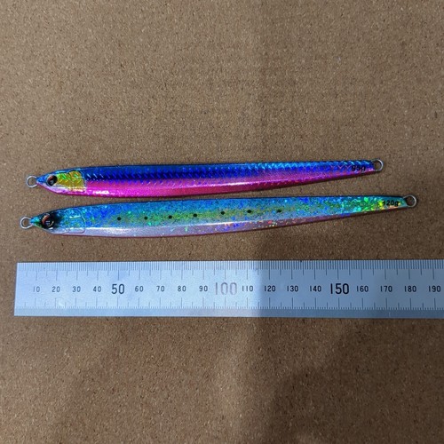 C-7401 Tiemco Ocean Dominator Long 95 120 Set di 2 Pezzi Metal Jigging ...