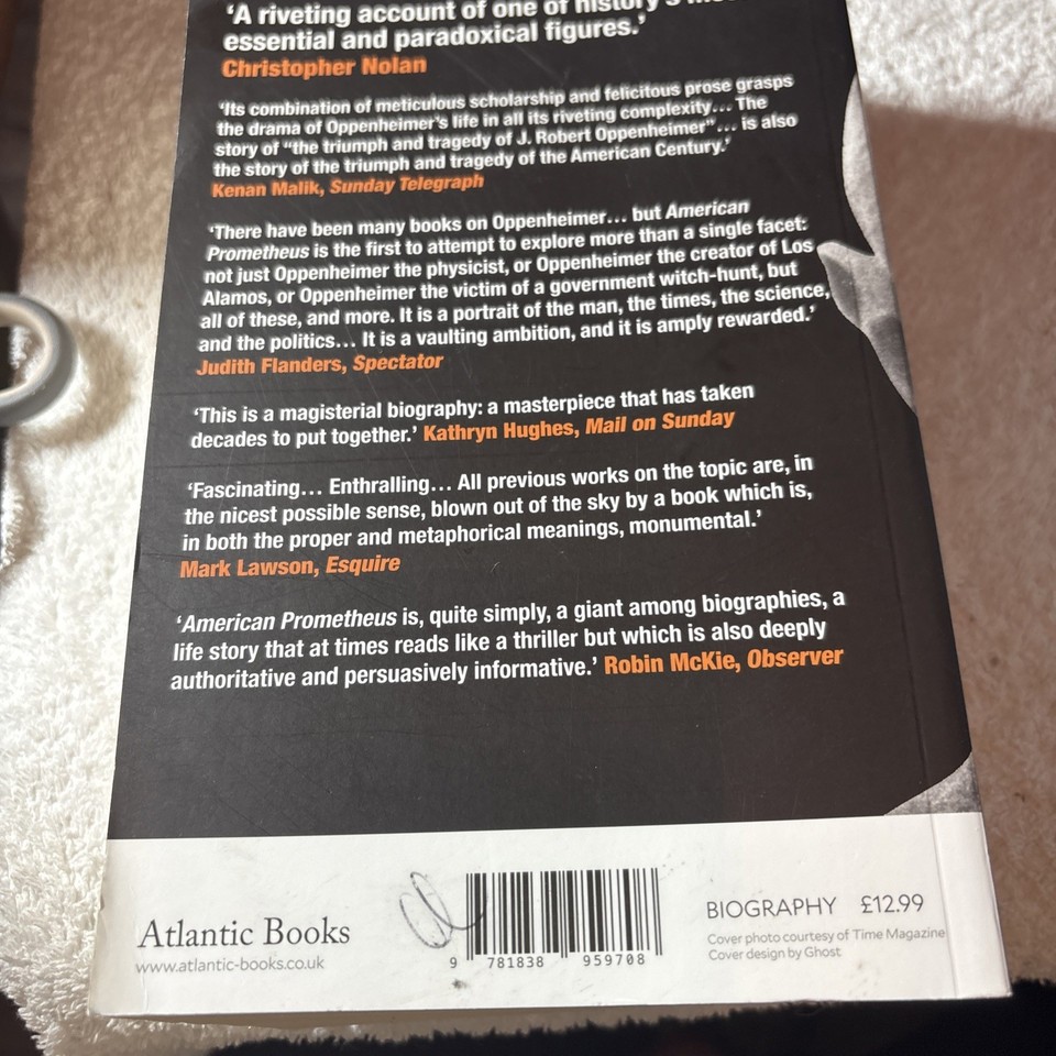 American Prometheus: The Triumph and Tragedy of J. Robert... - Bird ...