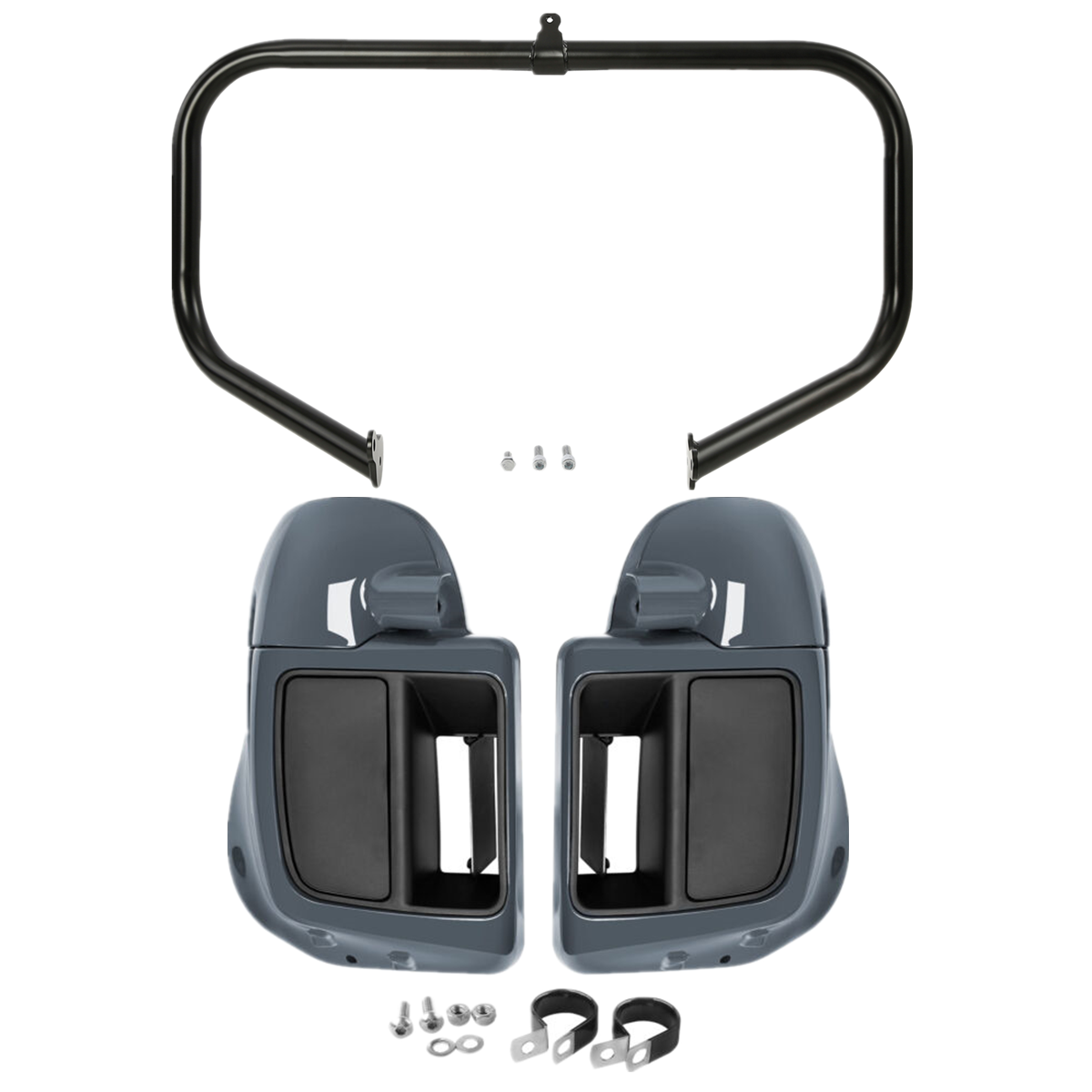 Lower Vented Fairings Highway Engine Guard Crash Bar For Harley Road ...