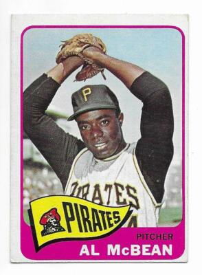 Al McBean 1965 TOPPS BASEBALL ORIGINAL MLB CARD #25 Pittsburgh Pirates ...