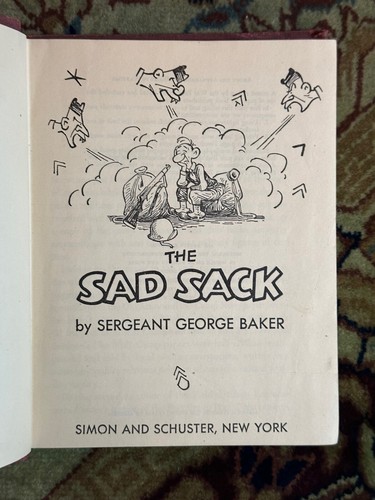 THE SAD SACK by Sergeant George Baker (1944) -- 5th (Fifth) Printing | eBay