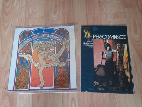 2 x rolling stones let it bleed tour prog jagger performance fold out ...