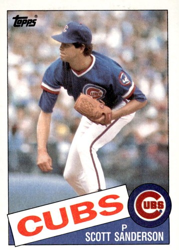 1985 Topps #616 Scott Sanderson - Chicago Cubs | eBay