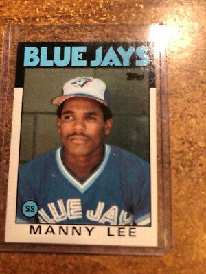 1986 Topps Baseball # 23 Manny Lee RC | eBay