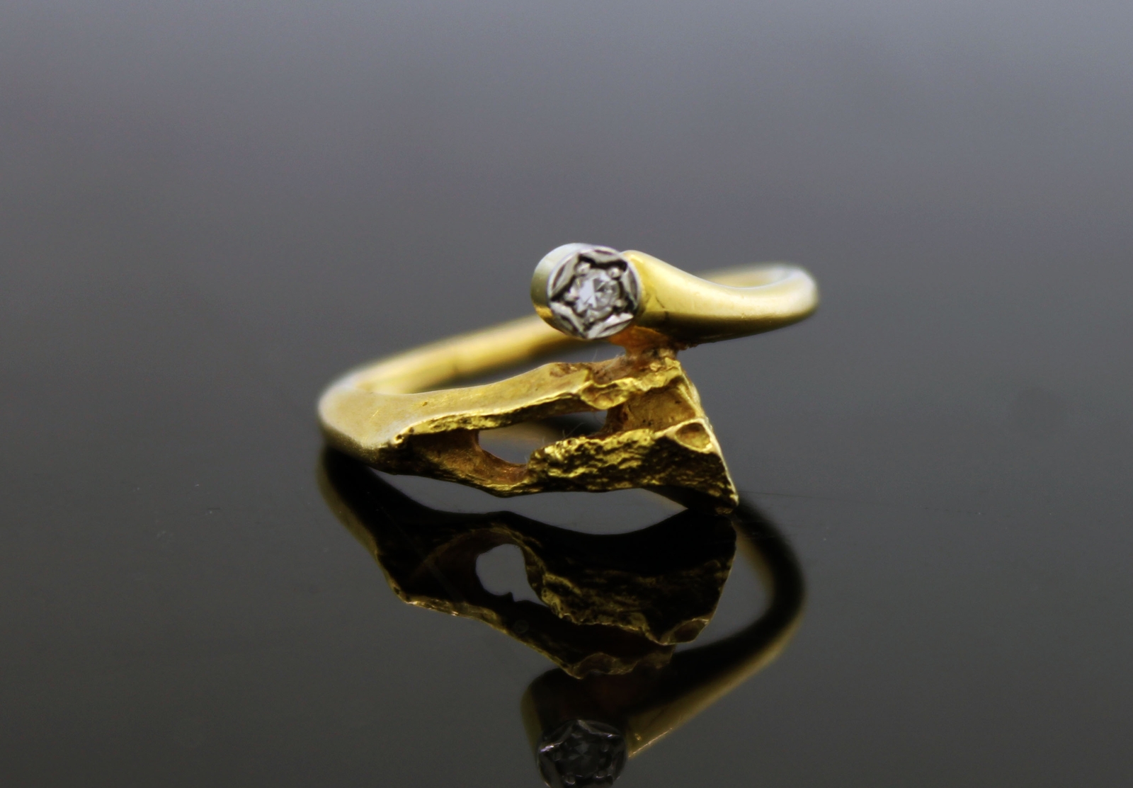 1988 Bjorn Weckstrom Lapponia Finland Brutalist 18k G… - Gem