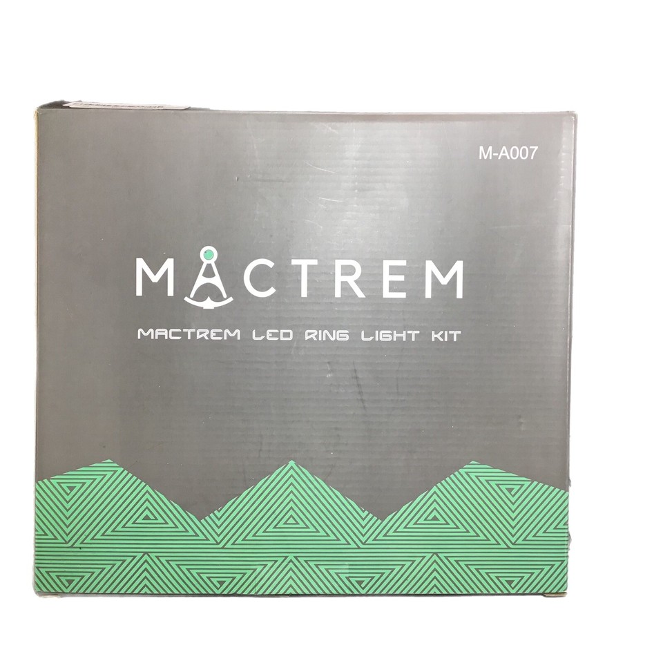 Mactrem 10” LED Ring Light Kit YouTube Videos 10 Brightness Levels M ...