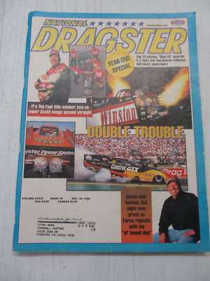 NATIONAL DRAGSTER MAGAZINE DECEMBER 18, 1998 GARY SCELZI WINSTON TOP ...