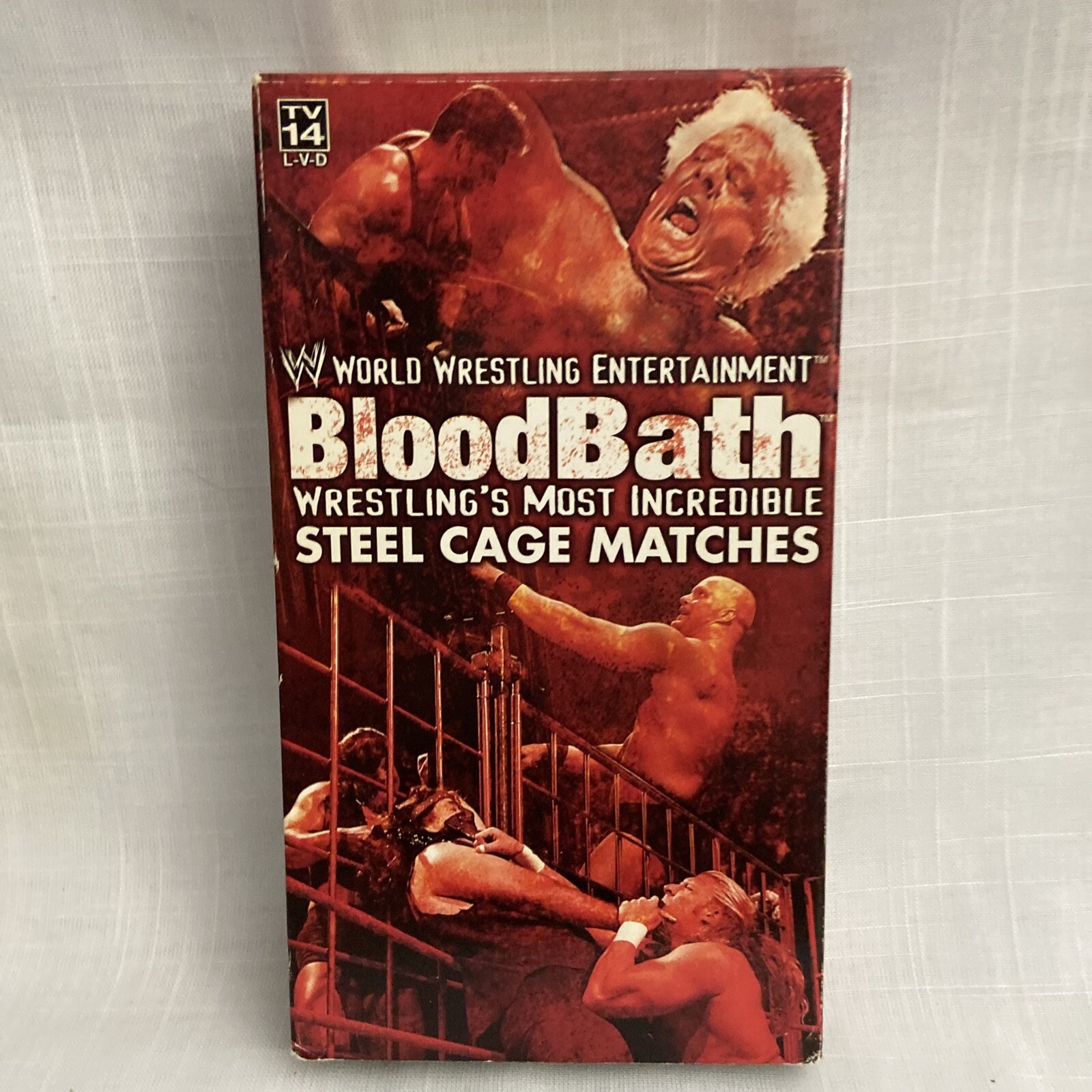 WWE Bloodbath VHS 2003 Wrestling Incredible Steel Cage Matches Ric ...