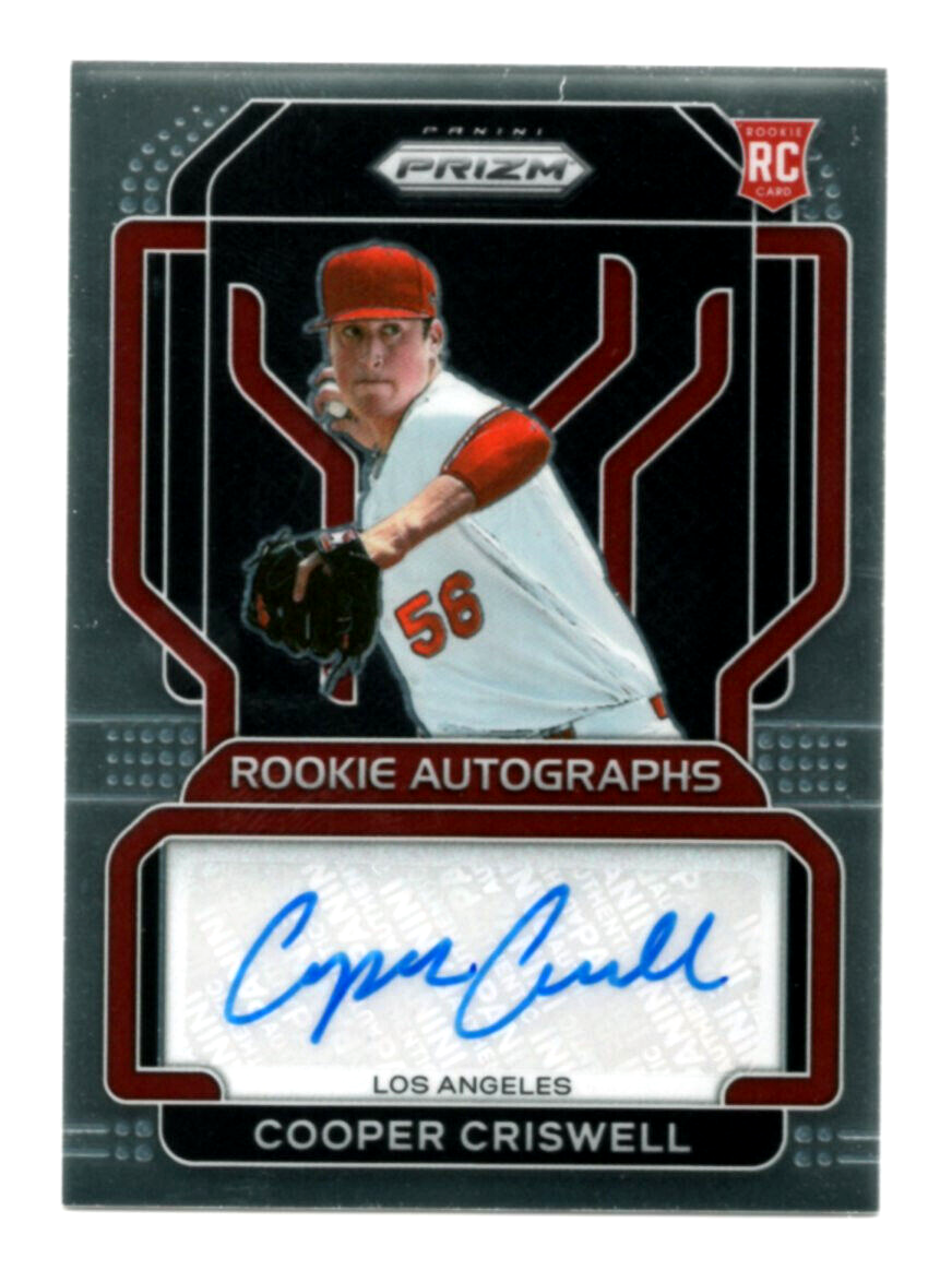 2022 Panini Prizm - Rookie Autographs #RA-CC Cooper Criswell (AU, RC ...