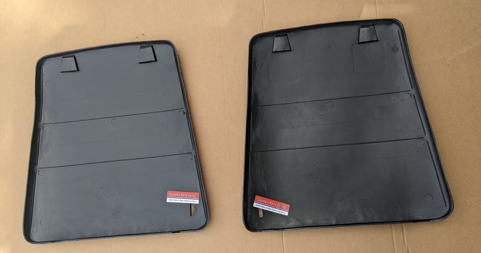 OUT 1968-1970 Camaro Firebird Bucket Seat Back Panel Black | eBay