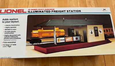 Lionel # 6-2129 -- Illuminated Freight Station | eBay