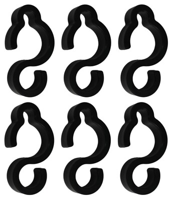 6 Pack Shore Power Cord Clips "S" Style Dock Electrical Marine Holders ...