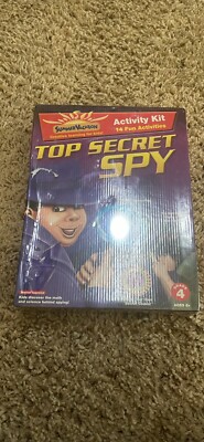 NEW! Top Secret Spy Activity Kit Reading Math Science Educational Toy ...