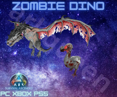 Ark Survival Ascended PvE Zombie Wyvern / Zomdodo - [NO CLONE] - 100% ...