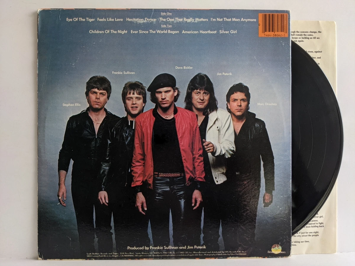Survivor Eye Of The Tiger Album Cover