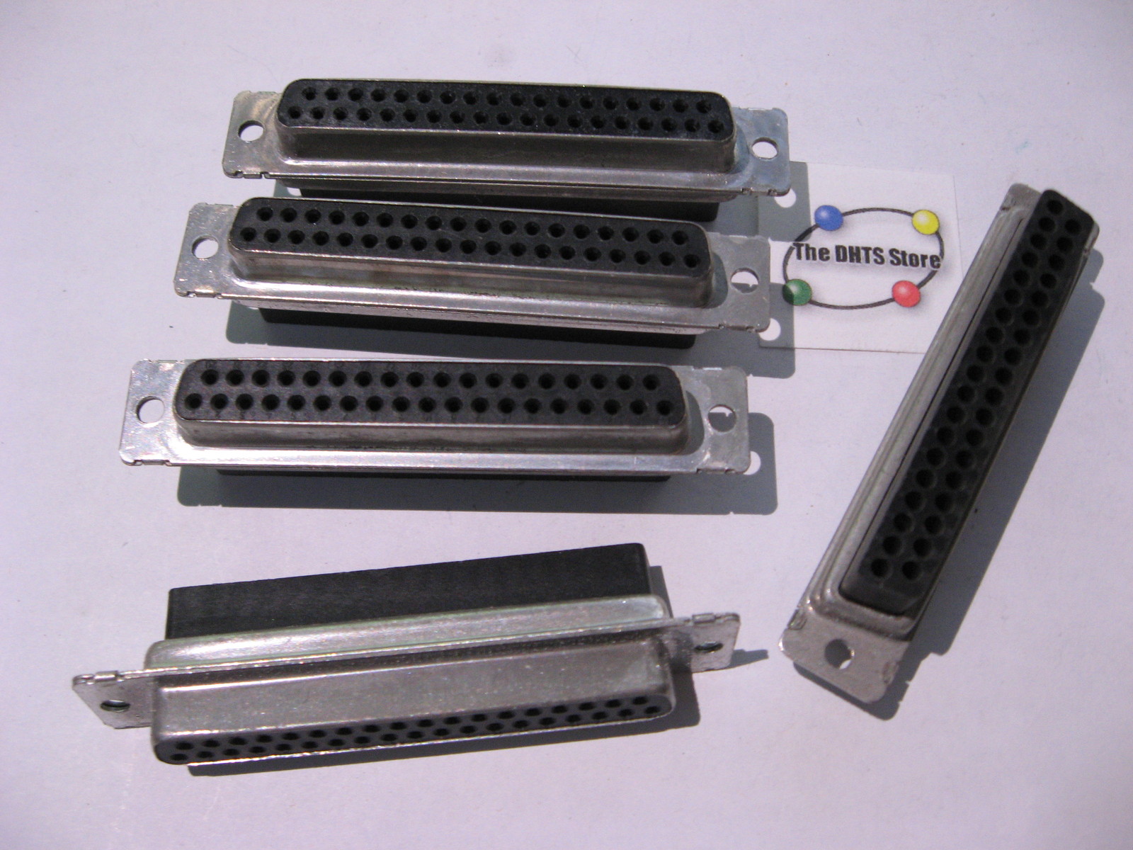 Lot of 5 ADIC 37S D-Sub Female 37 Pin Connector Shell without Pins ...