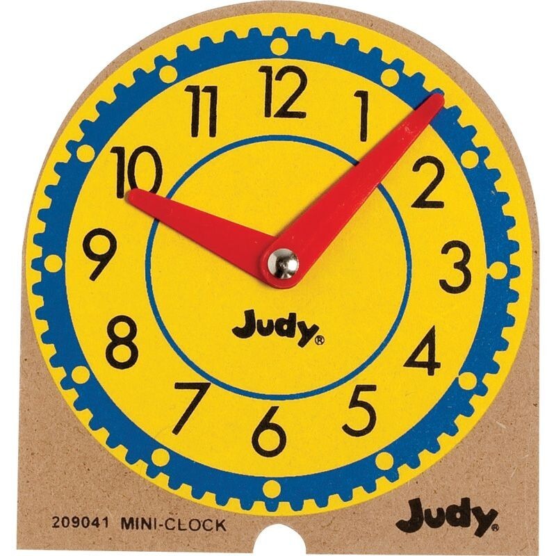 Judy Instructo Mini Clock For Learning Time Educational Materials ...