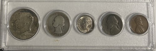 20th century 5-coin Type Set With Silver. Free Shipping. | eBay