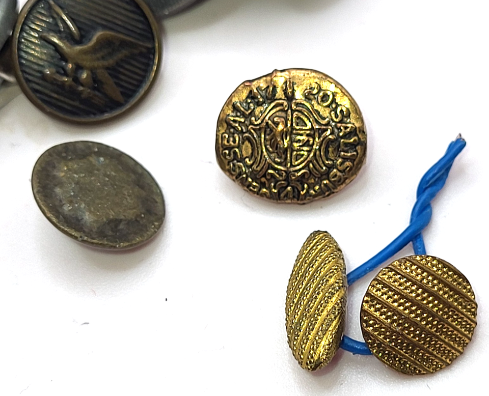 Antique Foreign Military and Civilian Buttons Mixed lot of 20 | eBay