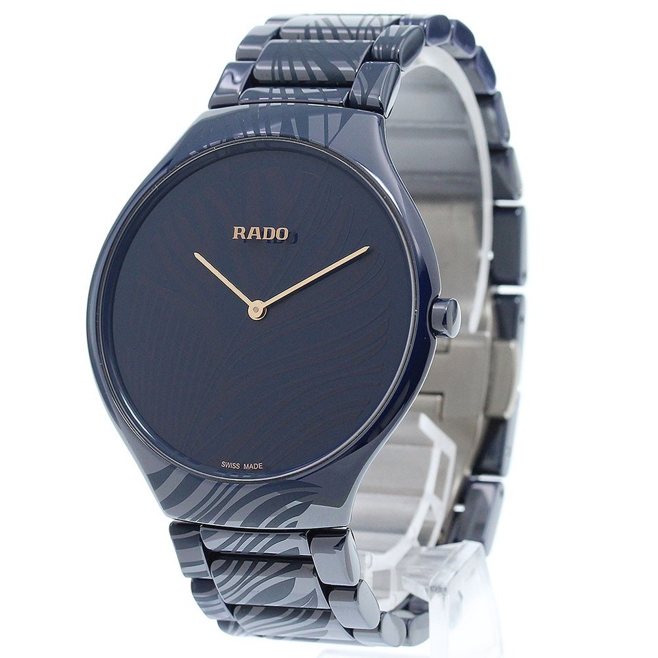 RADO True Thinline My Bird R27014152 blue Dial Quartz Men's Watch ...