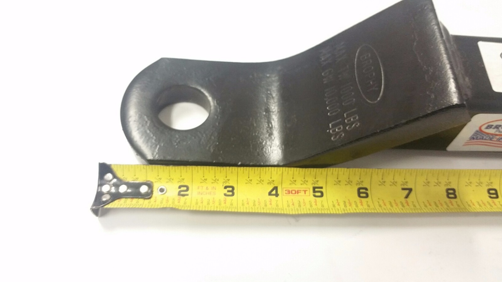 2" Drop Long Receiver Hitch Trailer Ball Mount 10000# USA MADE Solid ...