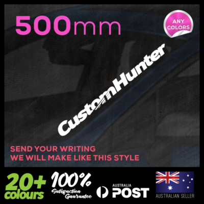 Custom 500mm JDM Style Text Car Windscreen Vinyl Lettering Decals ...