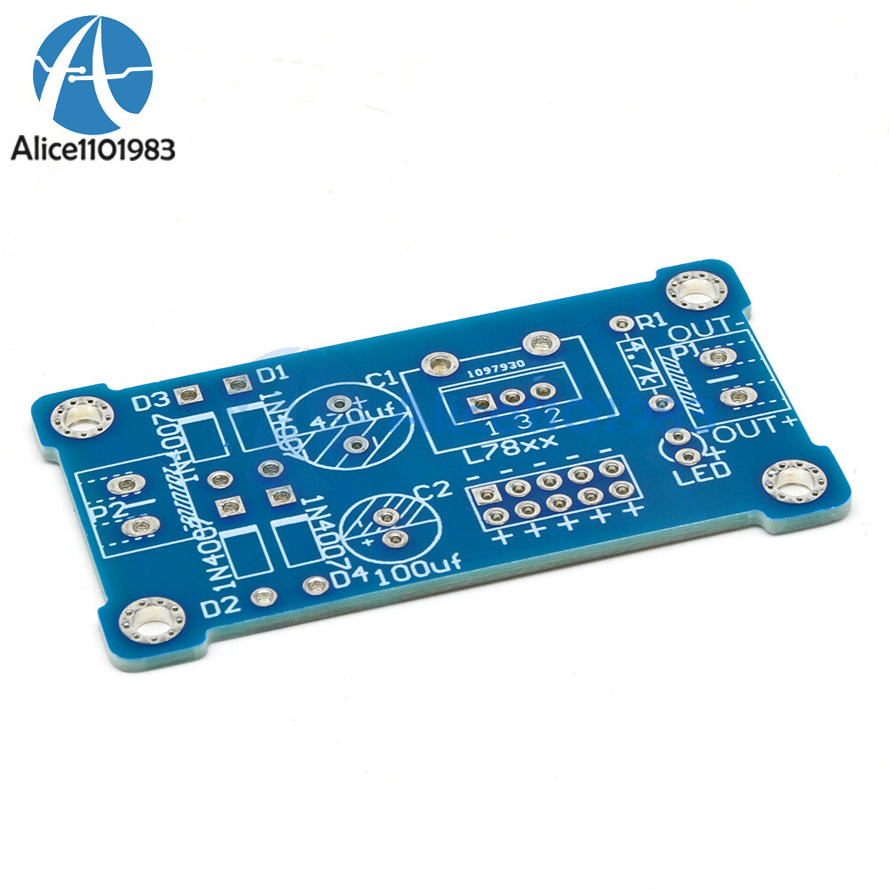 5PCS L78XX PCB LM78XX LM7805 LM7812 Fixed Regulator PCB Board FAST ...