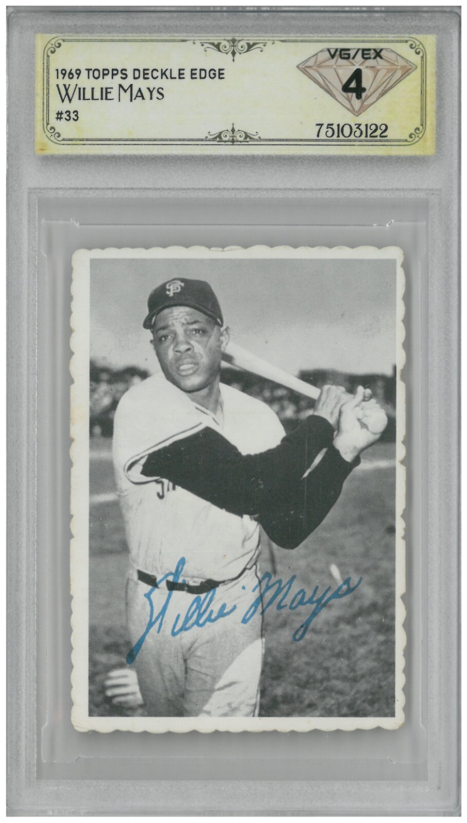 1969 Topps - Deckle Edge Willie Mays #33 for sale online | eBay