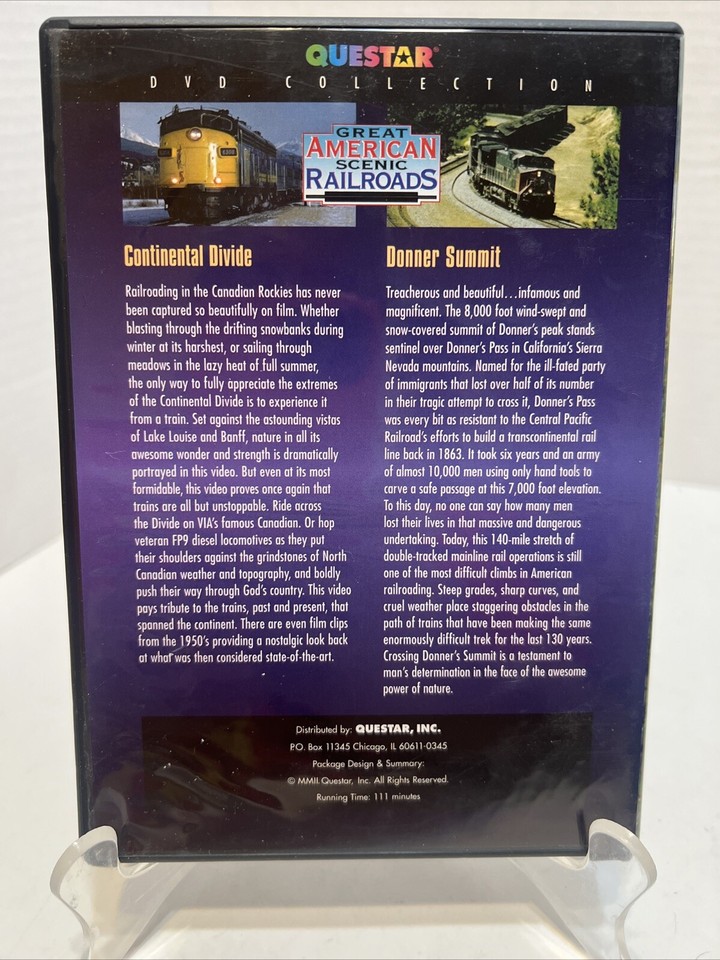 Great American Scenic Railroads (DVD 2009 12 Hours 6-Disc Set ...