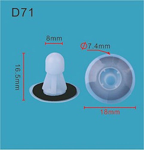 20pcs Fit NISSAN Pillar Molding Grommet 76848-35F00 by Autobahn88 | eBay