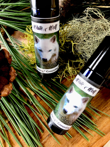 White Wolf Calming Anxiety Empath Protection Essential Oil Blend Roller ...