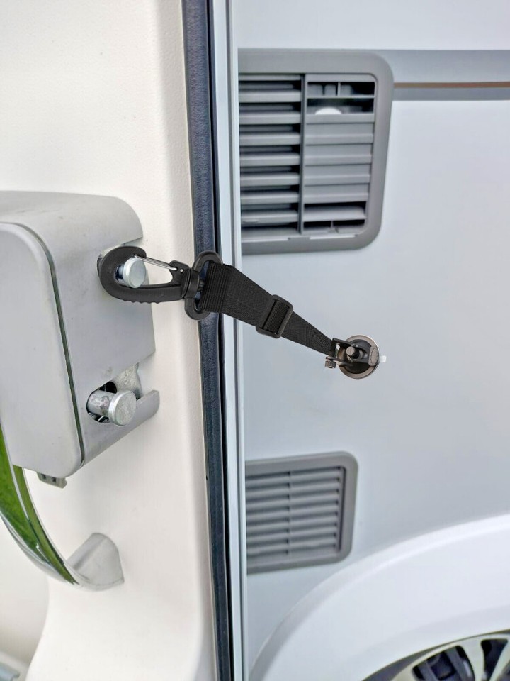 NEW Door Retainer Strap | Stop Caravan & Motorhome Doors Flying Shut in ...