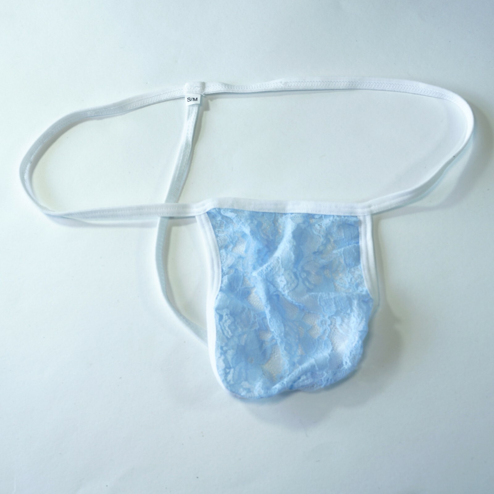 K245 Men's String Pouch G-string thong seamless pouch stretchy Lace ...