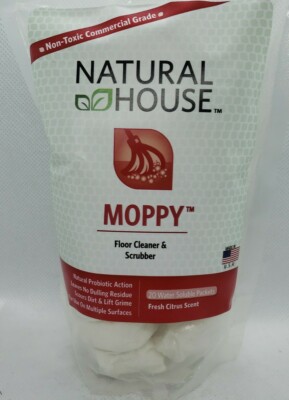 Natural House Moppy [Floor Cleaner & Scrubber], 20 water-soluble ...
