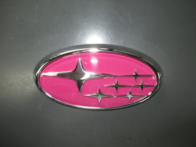 Subaru WRX STI/S4 Front Custom Pink Ornament Emblem VAB.VAG ...