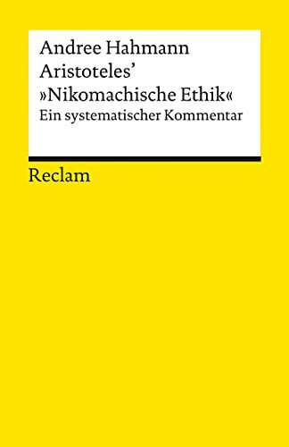 Hahmann, A Aristoteles` »Nikomachische Ethik« - (German Import) Book ...