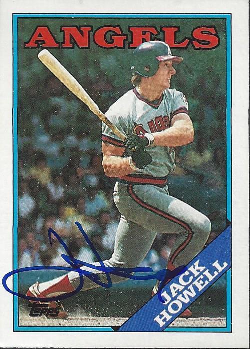 Jack Howell California Angels 1988 Topps Signed Card | eBay