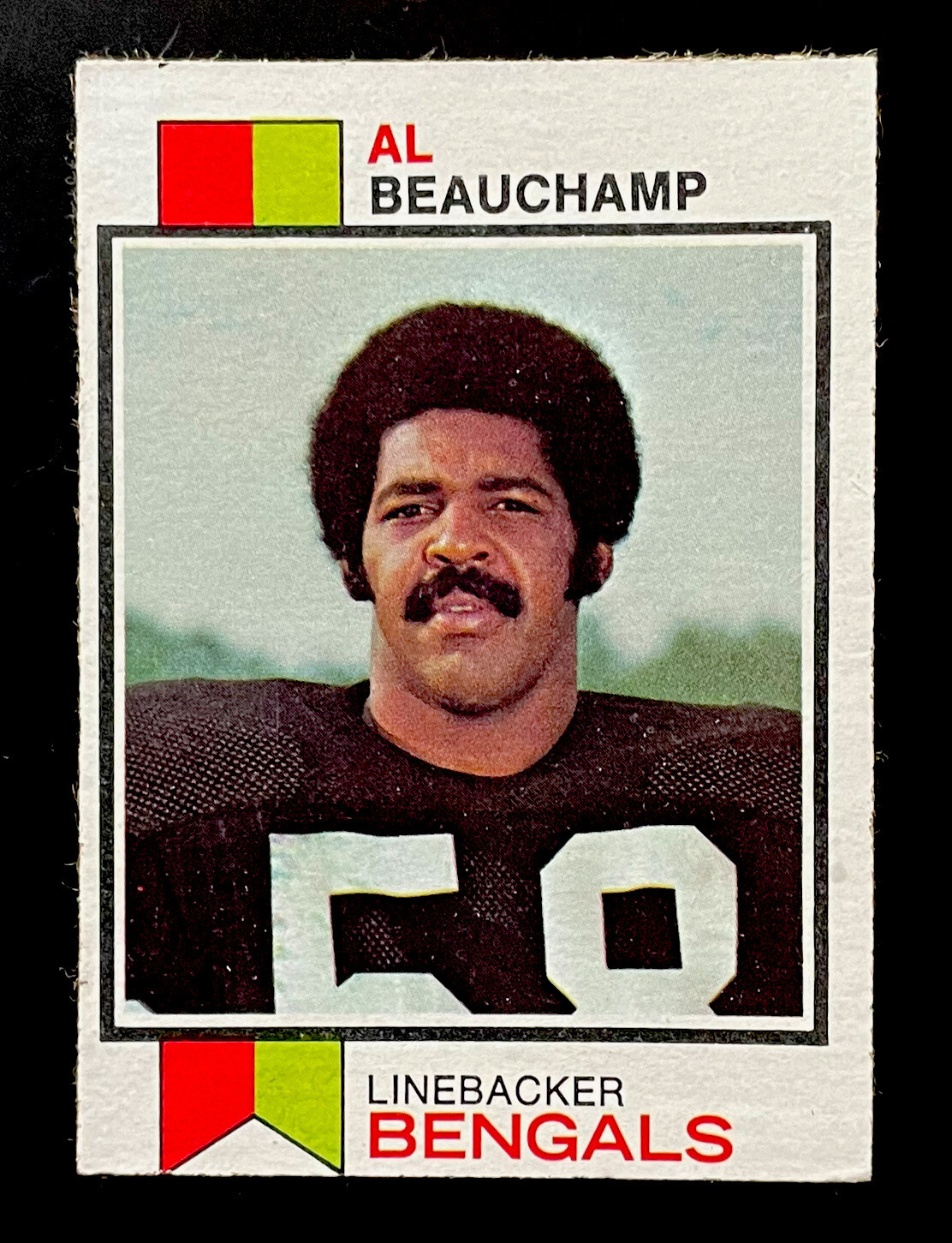 1973 Topps #337 Al Beauchamp Cincinnati Bengals Vintage Football Card ...
