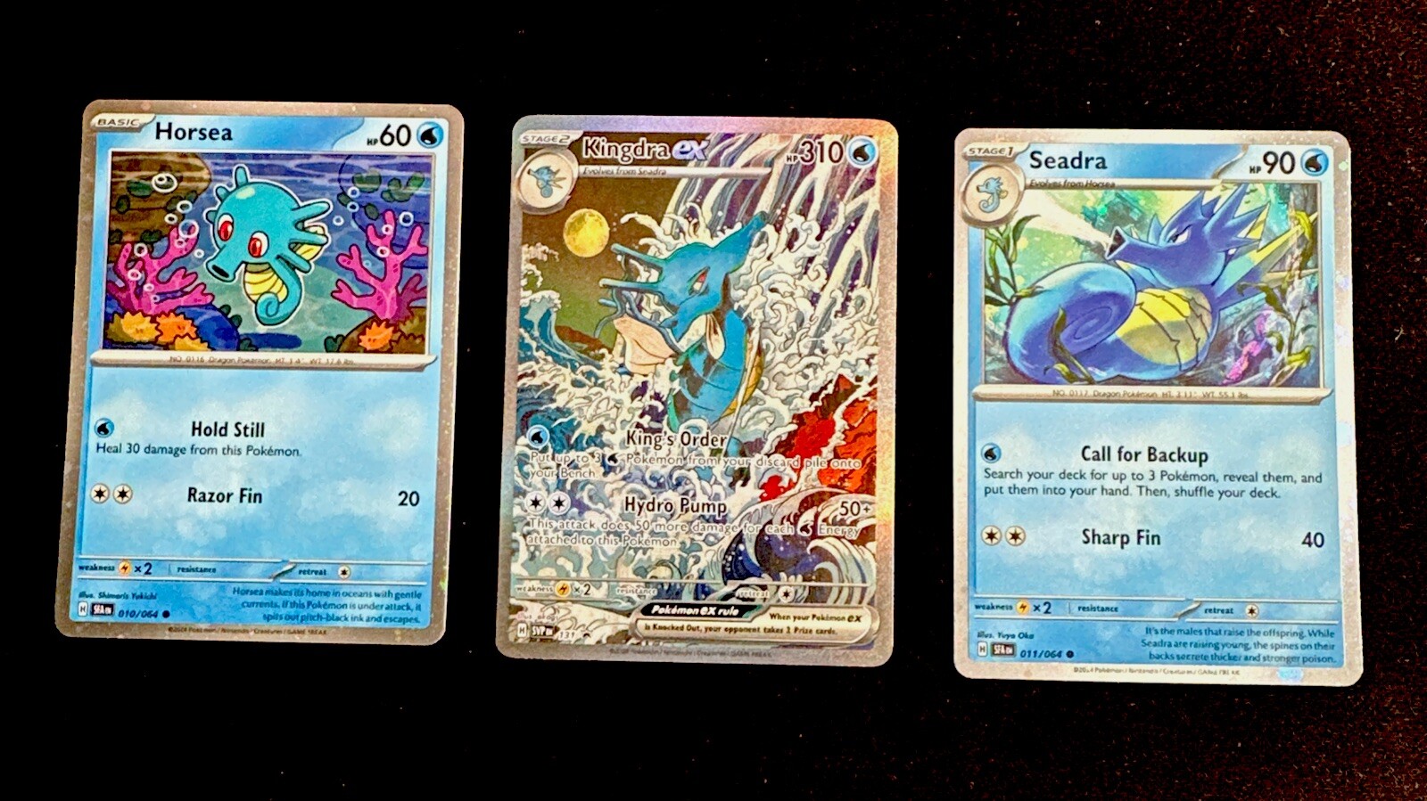 Pokémon Kingdra ex SVP 131 NM Near Mint Black Star Promo Set Shrouded ...