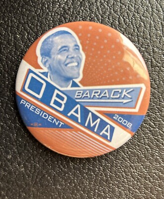 Barack Obama Presidential Campaign Button 2008 | eBay