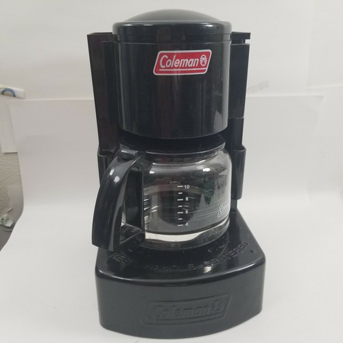 Coleman Camping Stove Drip Coffee Maker 10-12 Cup Model 5008 Black | eBay