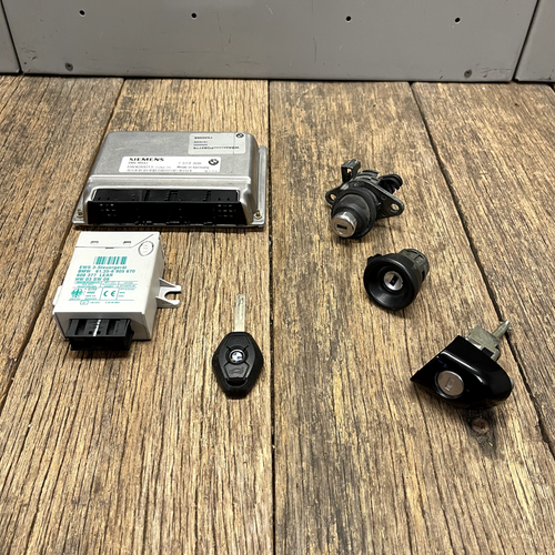 BMW E46 MS45 01-05 325CI 330CI KEY IGNITION EWS ECU TRUNK DOOR LOCKSET ...