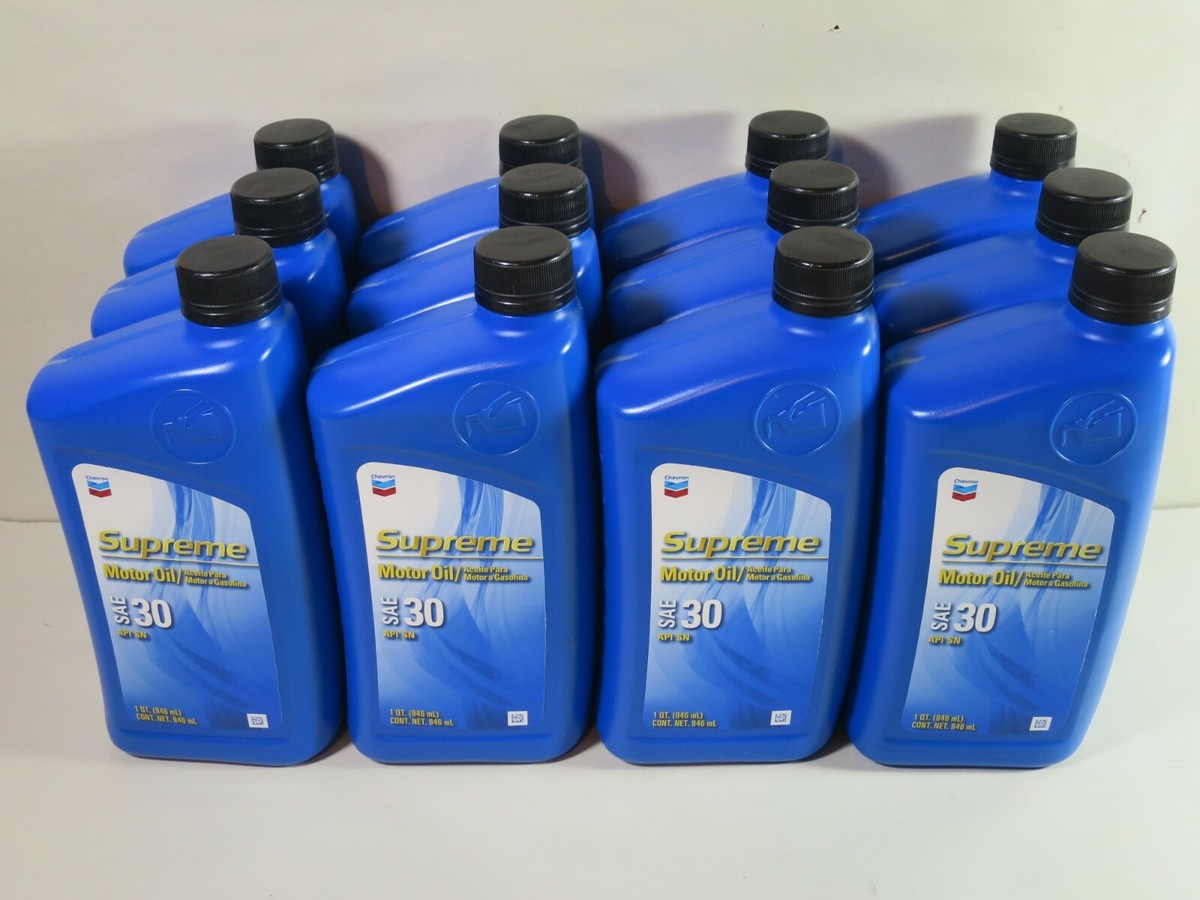 Chevron Supreme Motor Oil