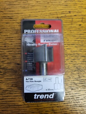 Trend 4/10X1/2TC Two flute cutter 35mm diameter | eBay UK