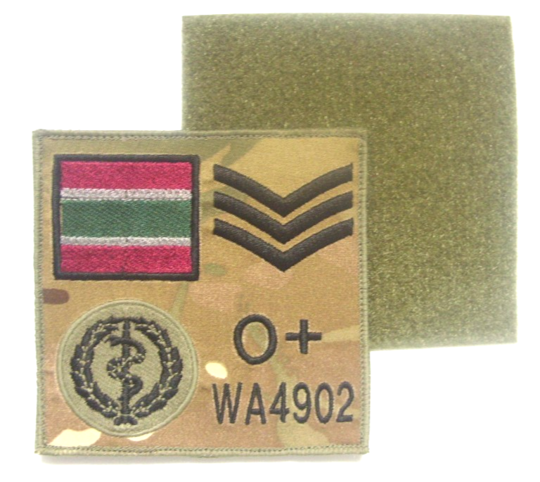 RAMS ROYAL ARMY MEDICAL SERVICE MTP TRF ZAP BADGE (RAMC, QARANC RADC ...